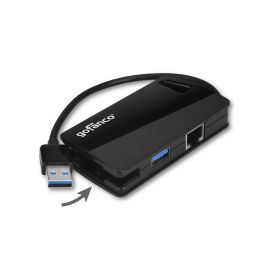 3-Port USB 3.0 Hub w/ Gigabit Ethernet | gofanco