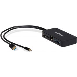 Mini DisplayPort Video Dock with USB 3.0 LAN Hub | gofanco