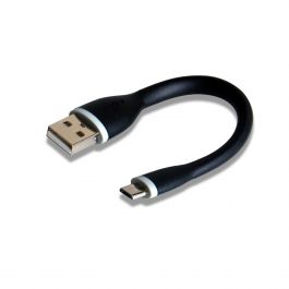 Flexible Micro USB to USB Charging Cable (15 cm.) | gofanco