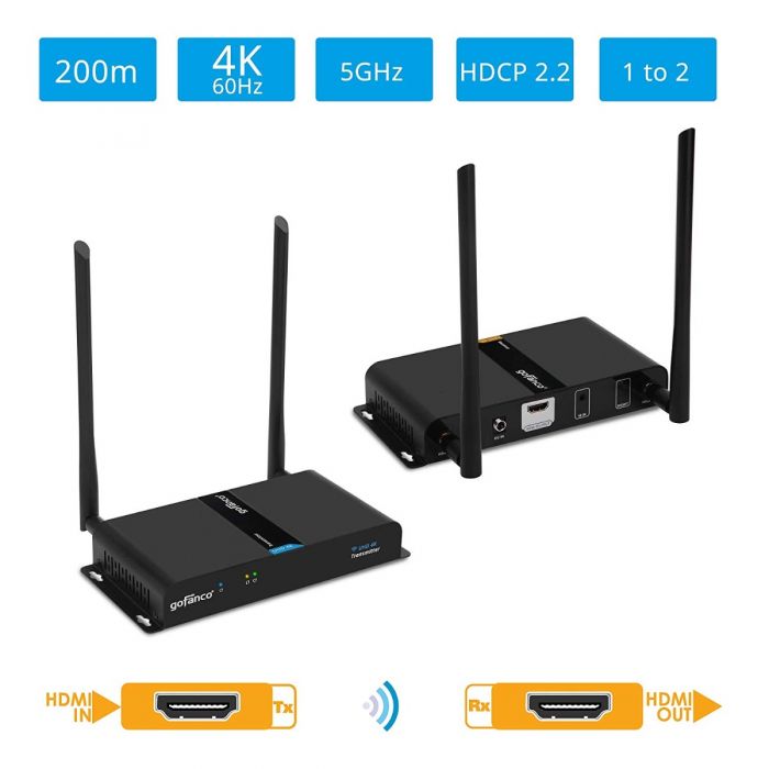 wireless hdmi extender 200m